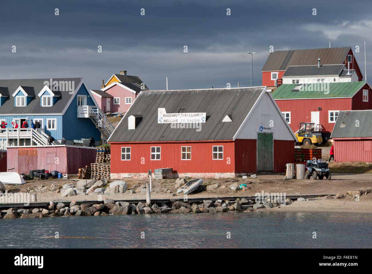Greenland, Nuussuaq Peninsula, Disko Bay, Qaasuitsup, Saqqaq. Typical ...