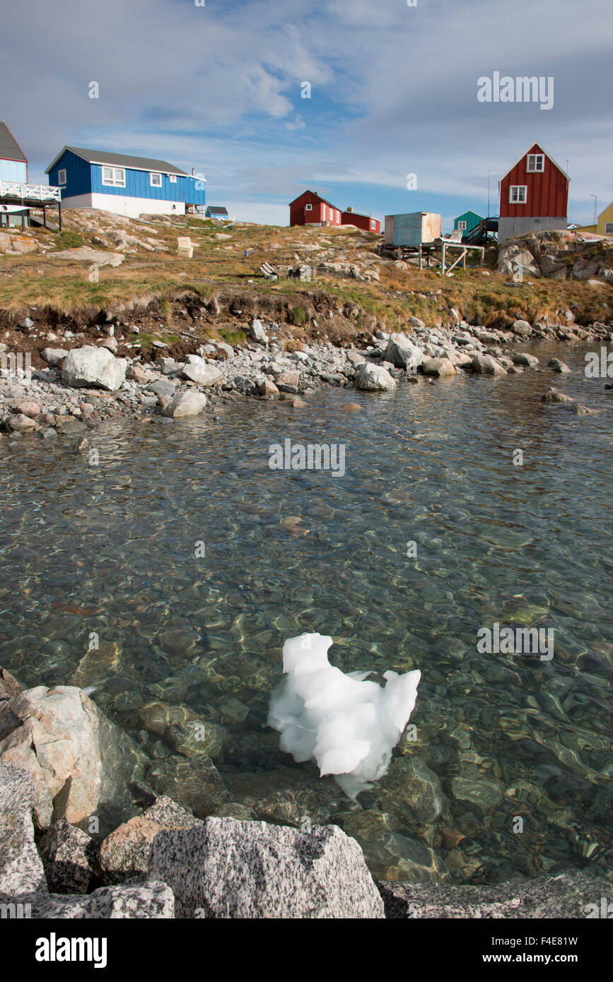 Greenland, Nuussuaq Peninsula, Disko Bay, Qaasuitsup, Saqqaq. Harbor ...