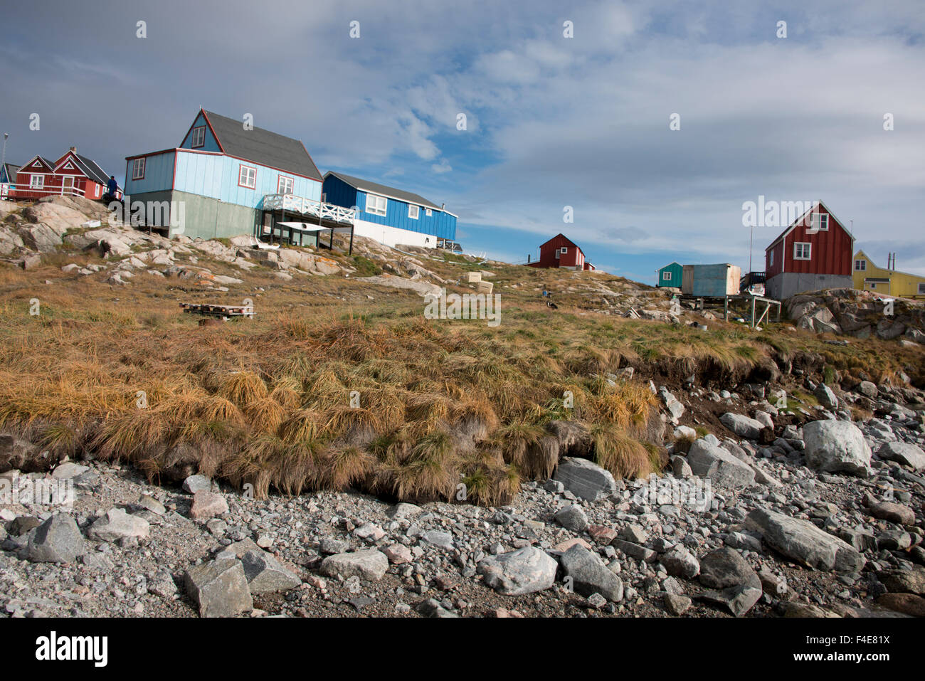 Greenland, Nuussuaq Peninsula, Disko Bay, Qaasuitsup, Saqqaq. Typical ...