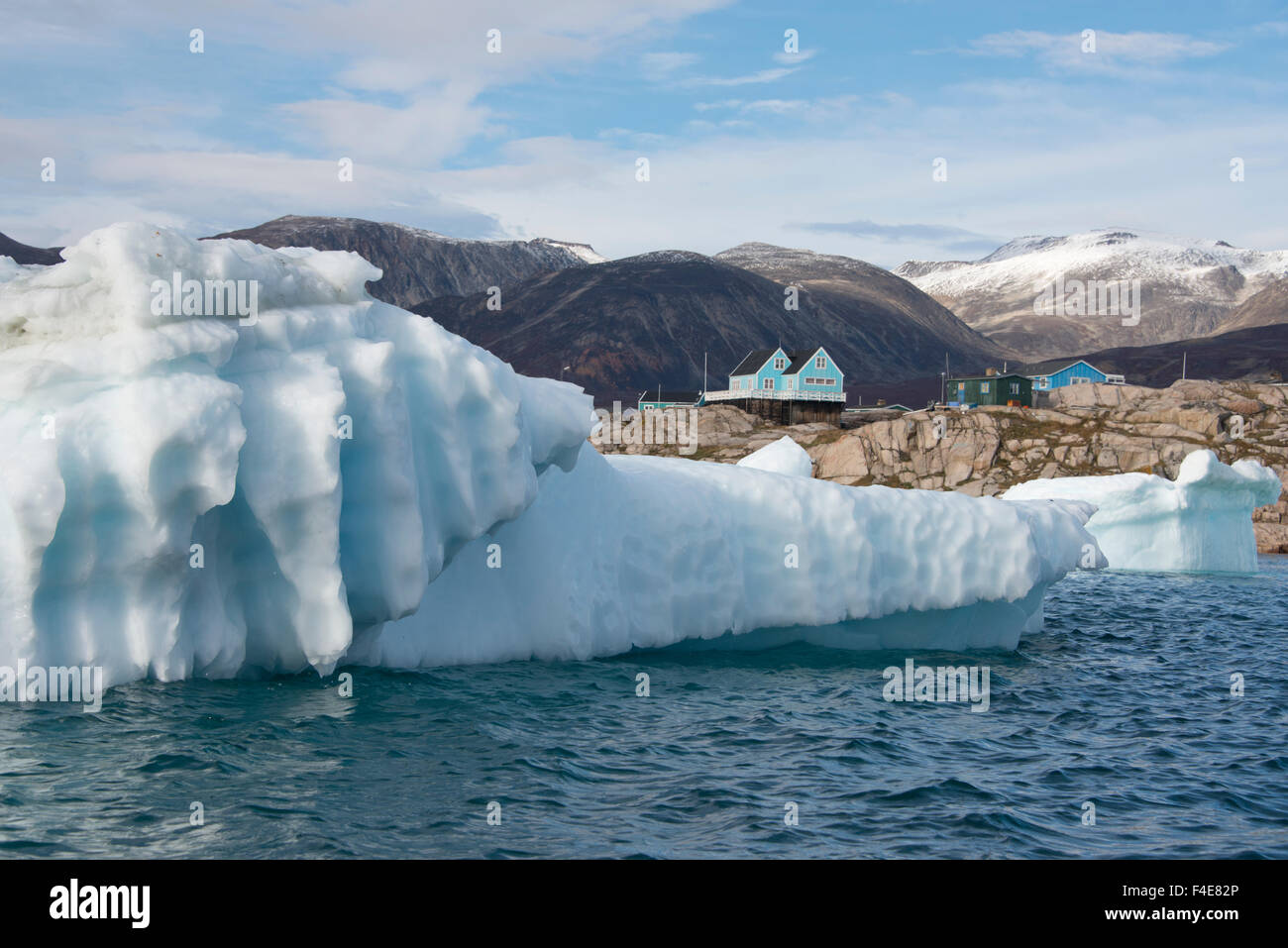Greenland, Nuussuaq Peninsula, Disko Bay, Qaasuitsup, Saqqaq. Typical ...