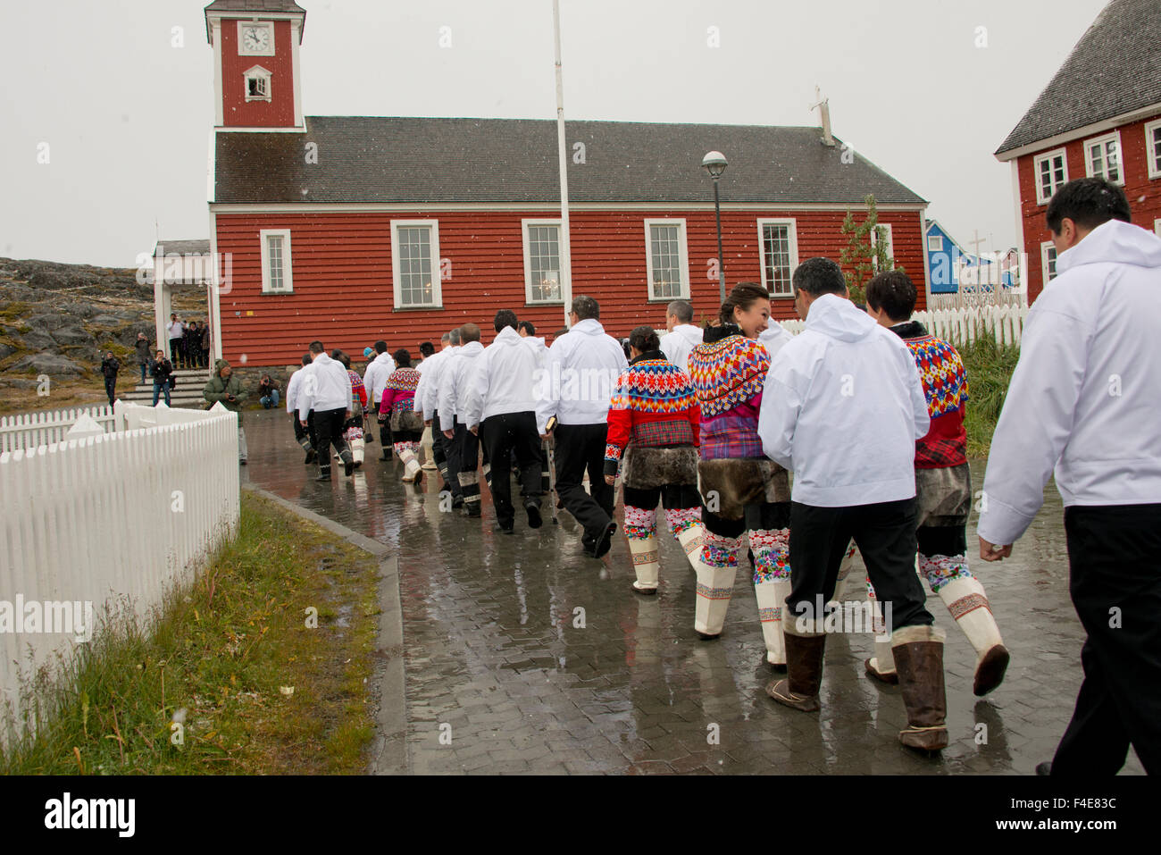 Greenland, capital city of Nuuk (aka Godthab). The first Friday of ...