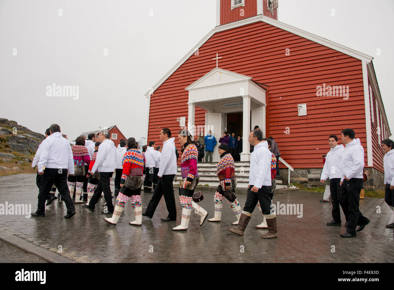 Greenland, capital city of Nuuk (aka Godthab). The first Friday of ...