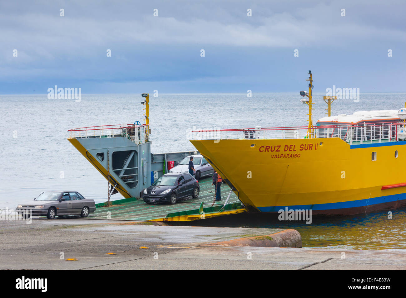 Aboard the chiloe island ferry hi-res stock photography and images - Alamy