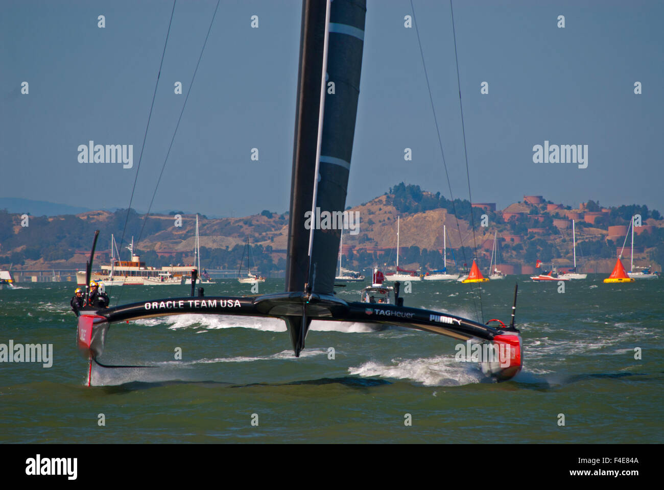 Americas cup catamarans hi-res stock photography and images - Alamy