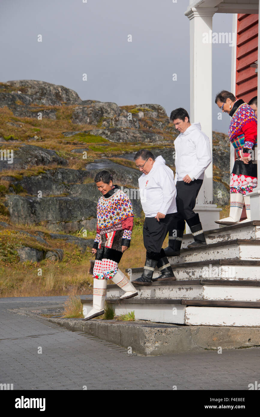Greenland, capital city of Nuuk (aka Godthab). The first Friday of ...