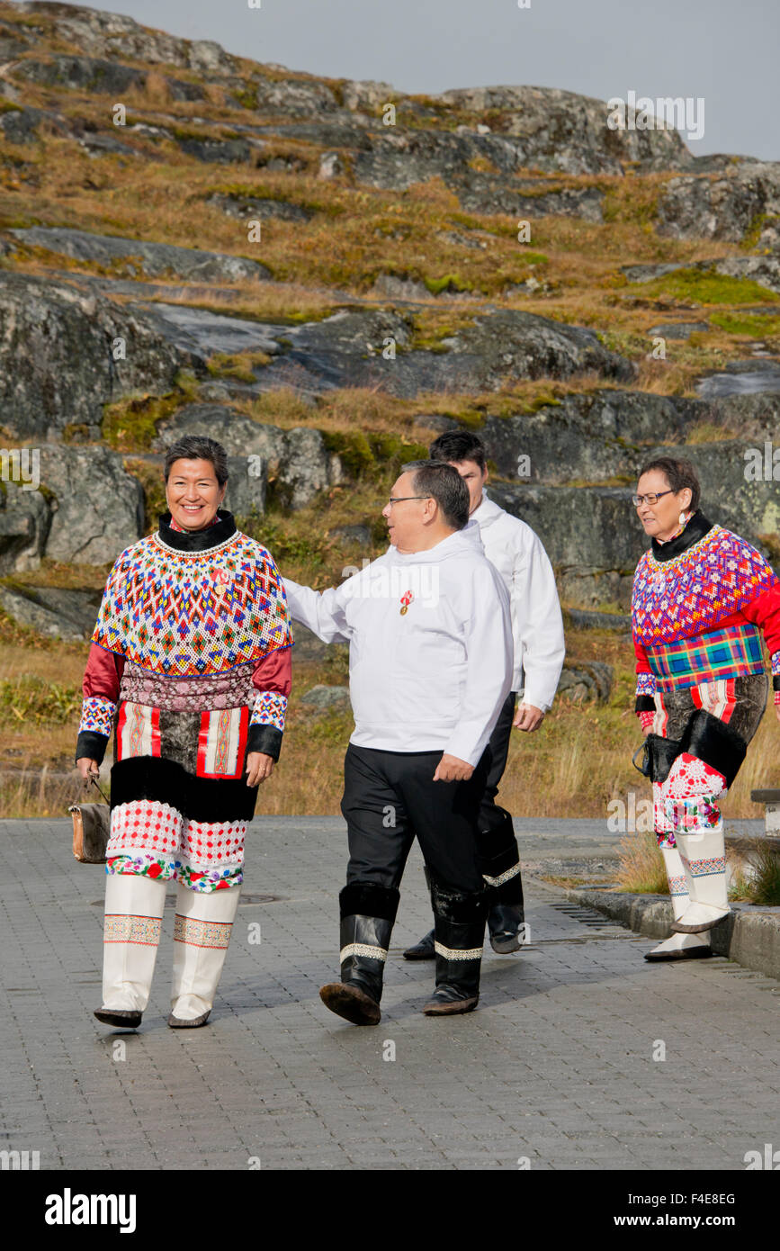 Greenland, capital city of Nuuk (aka Godthab). The first Friday of ...