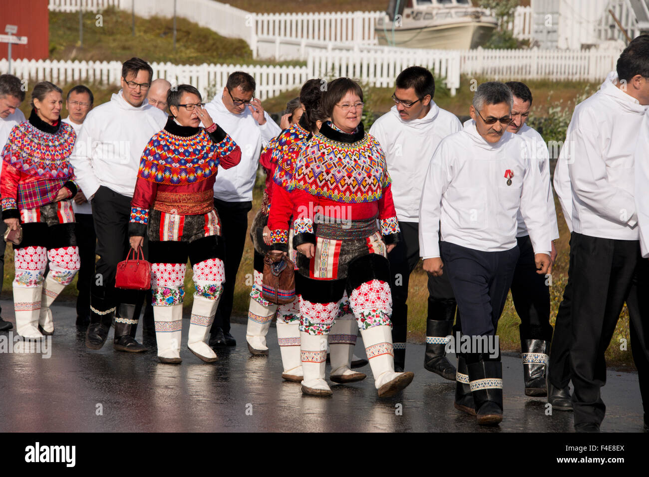 Greenland, capital city of Nuuk (aka Godthab). The first Friday of ...