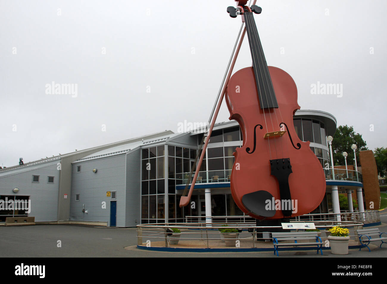 The Big Fiddle located at the marine terminal in Sydney, Nova Scotia ...