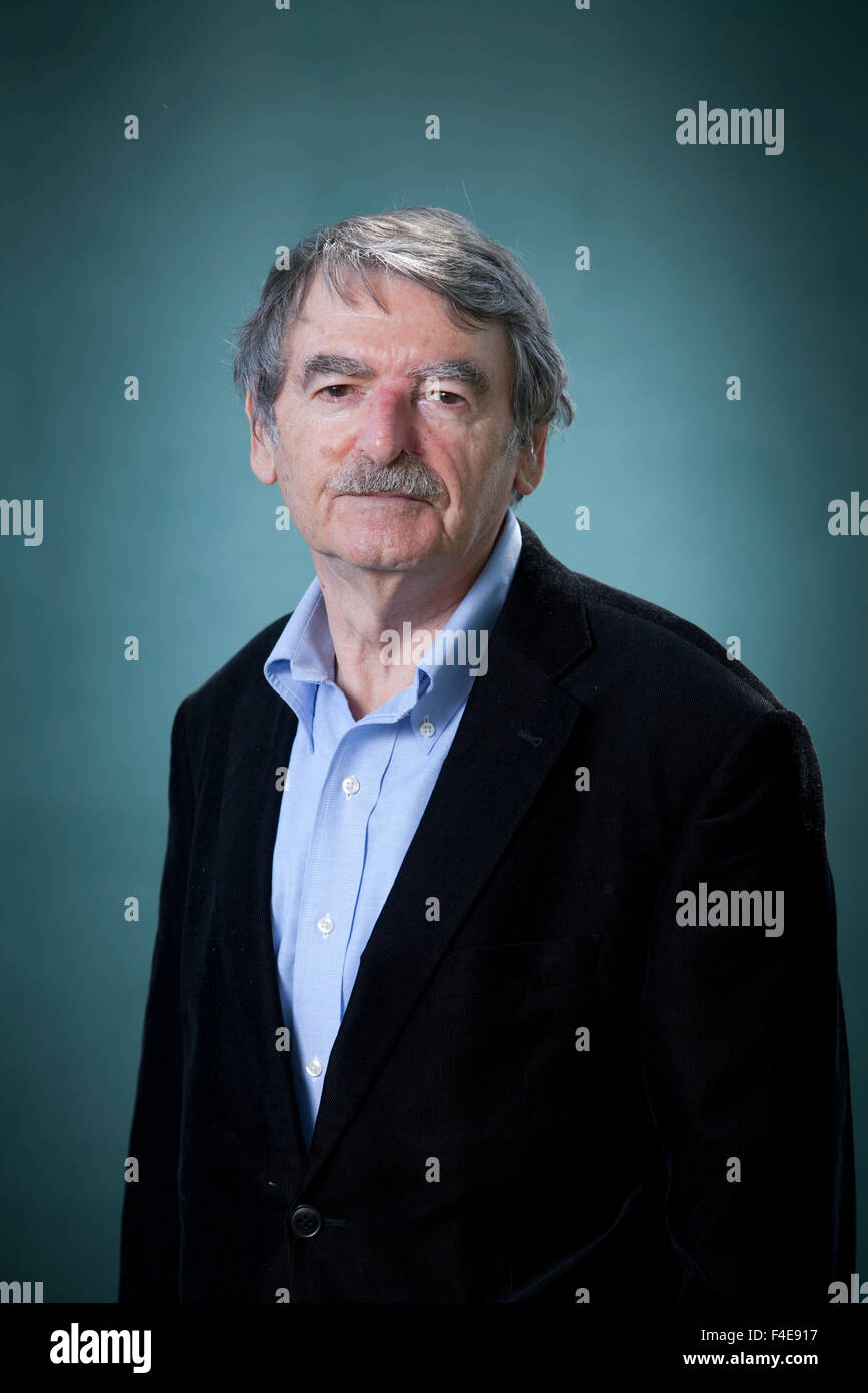 David John Lodge , the English author and literary critic, at the ...