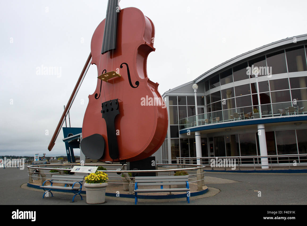 The Big Fiddle located at the marine terminal in Sydney, Nova Scotia ...