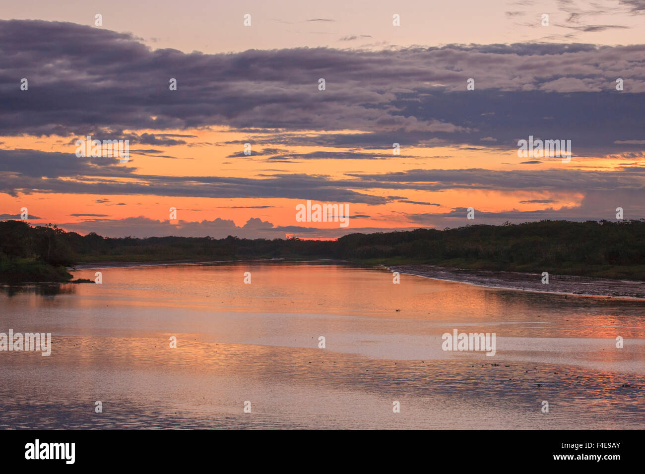 Clouds over the Amazon basin, Peru Stock Photo - Alamy