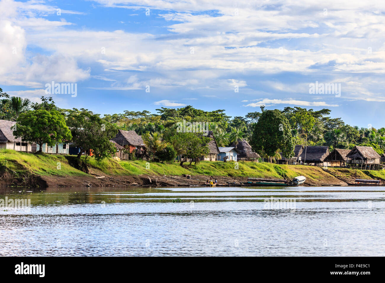 Housing, Amazon basin, Peru Stock Photo - Alamy