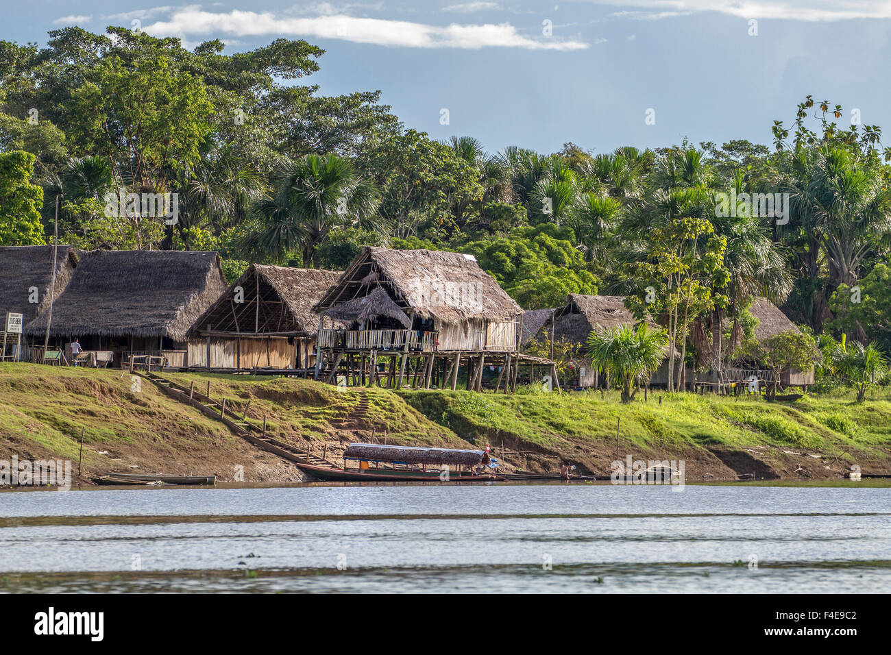 Housing, Amazon basin, Peru Stock Photo - Alamy