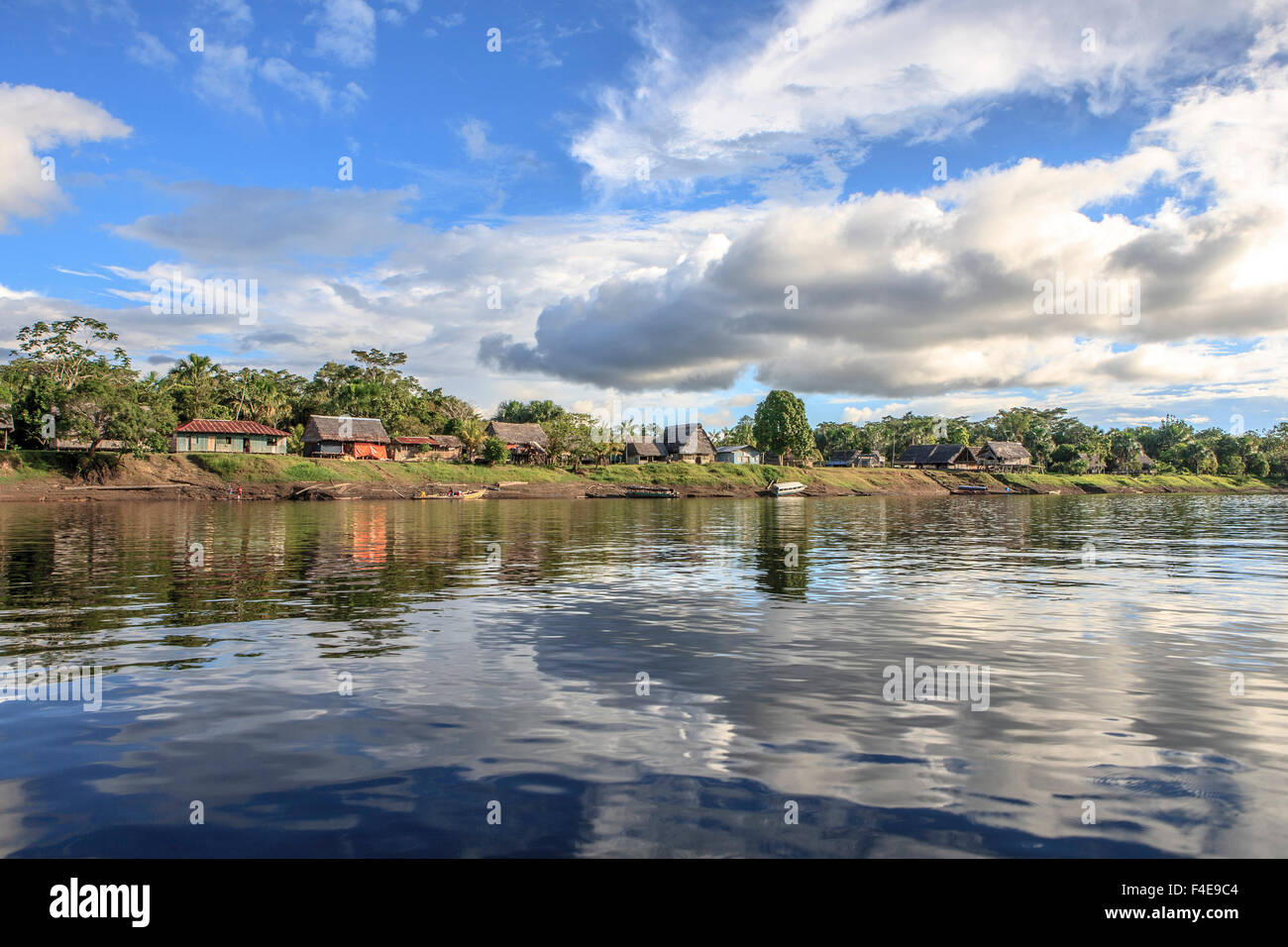 Housing, Amazon basin, Peru Stock Photo - Alamy