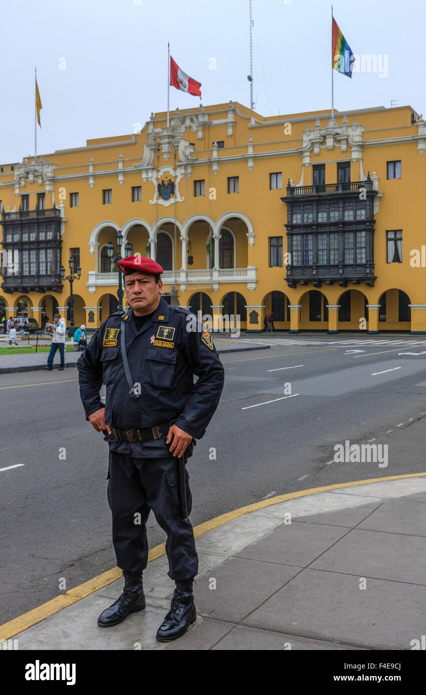 Lima police building hi-res stock photography and images - Alamy