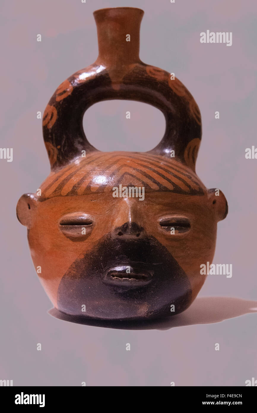 Pre-Colombian ceramic art in Larco Museum, Lima, Peru Stock Photo - Alamy
