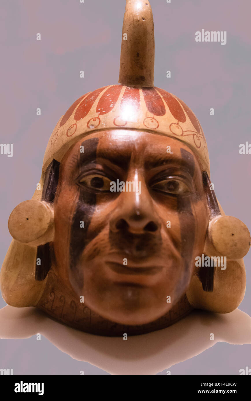 Pre-Colombian ceramic art in Larco Museum, Lima, Peru Stock Photo - Alamy