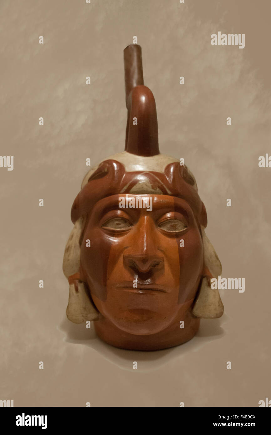 Pre-Colombian ceramic art in Larco Museum, Lima, Peru Stock Photo - Alamy