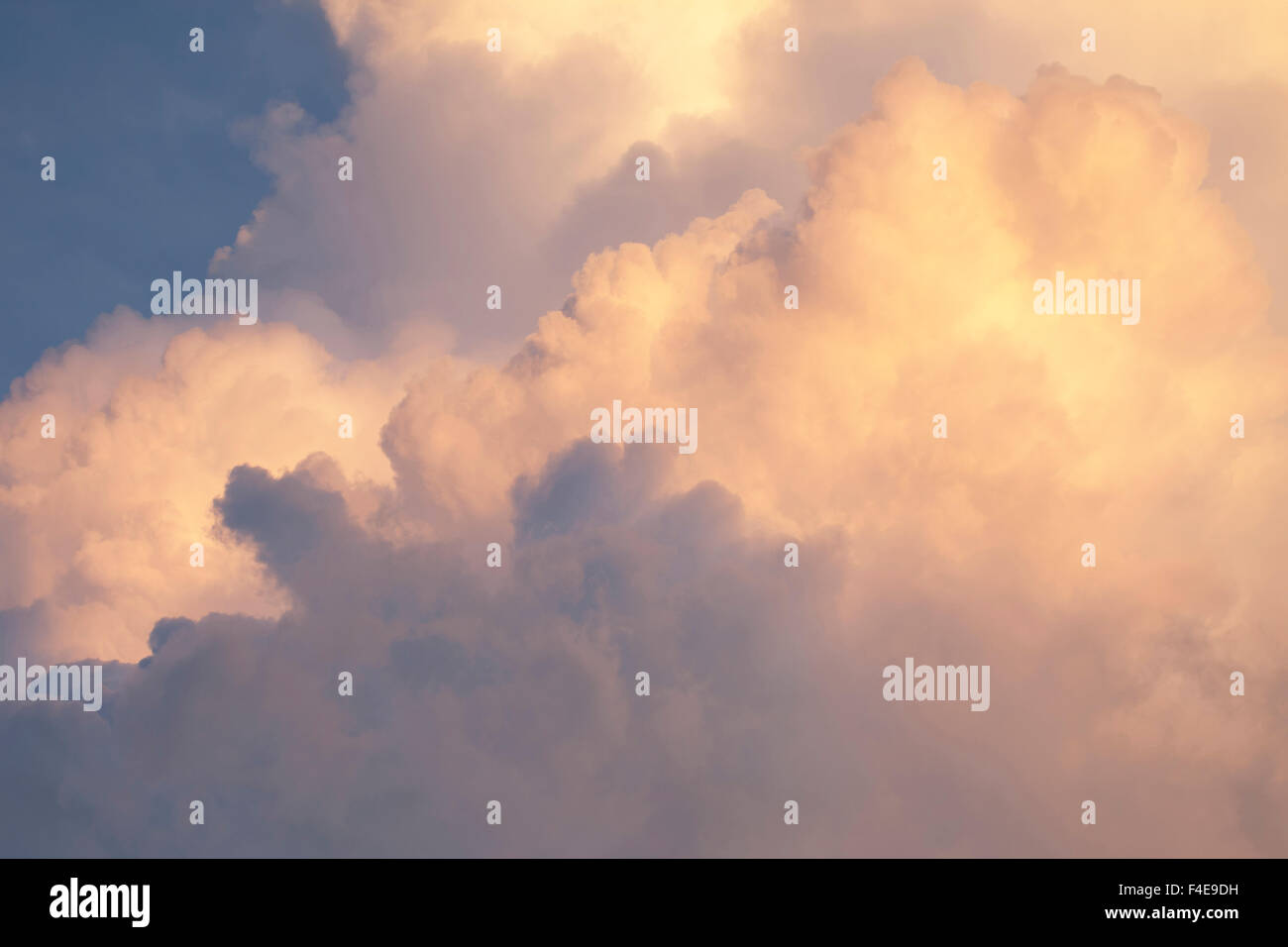Sunset clouds over Amazon basin, Peru Stock Photo - Alamy