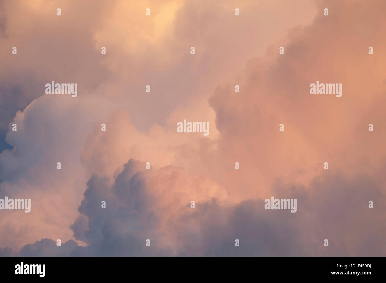 Sunset clouds over Amazon basin, Peru Stock Photo - Alamy
