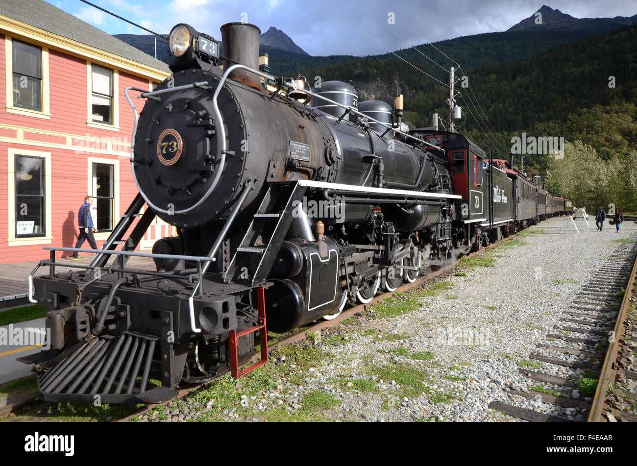 Skagway train hi-res stock photography and images - Alamy