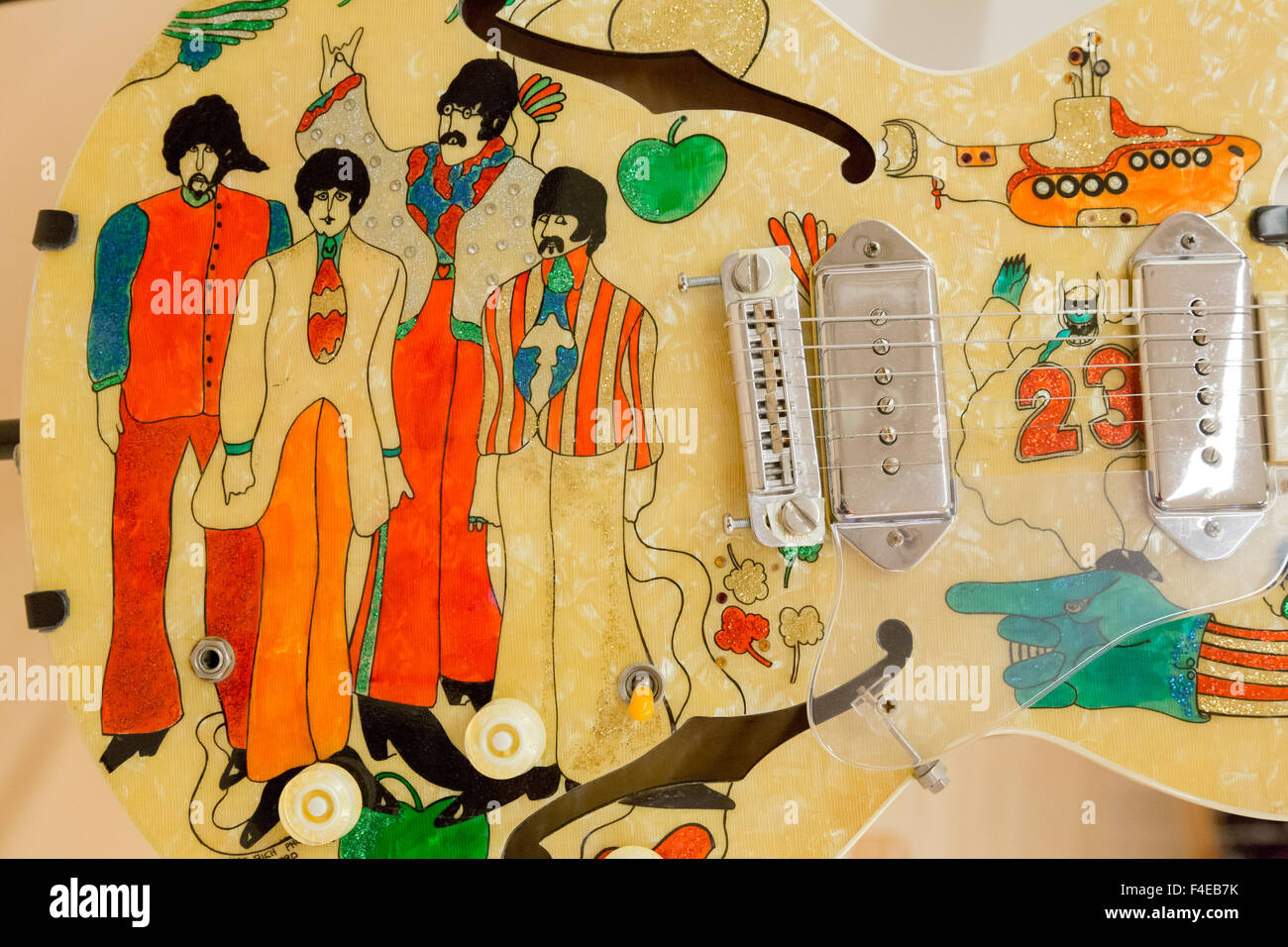 USA, Arizona, Phoenix, Musical Instrument Museum. Close up images of an ...