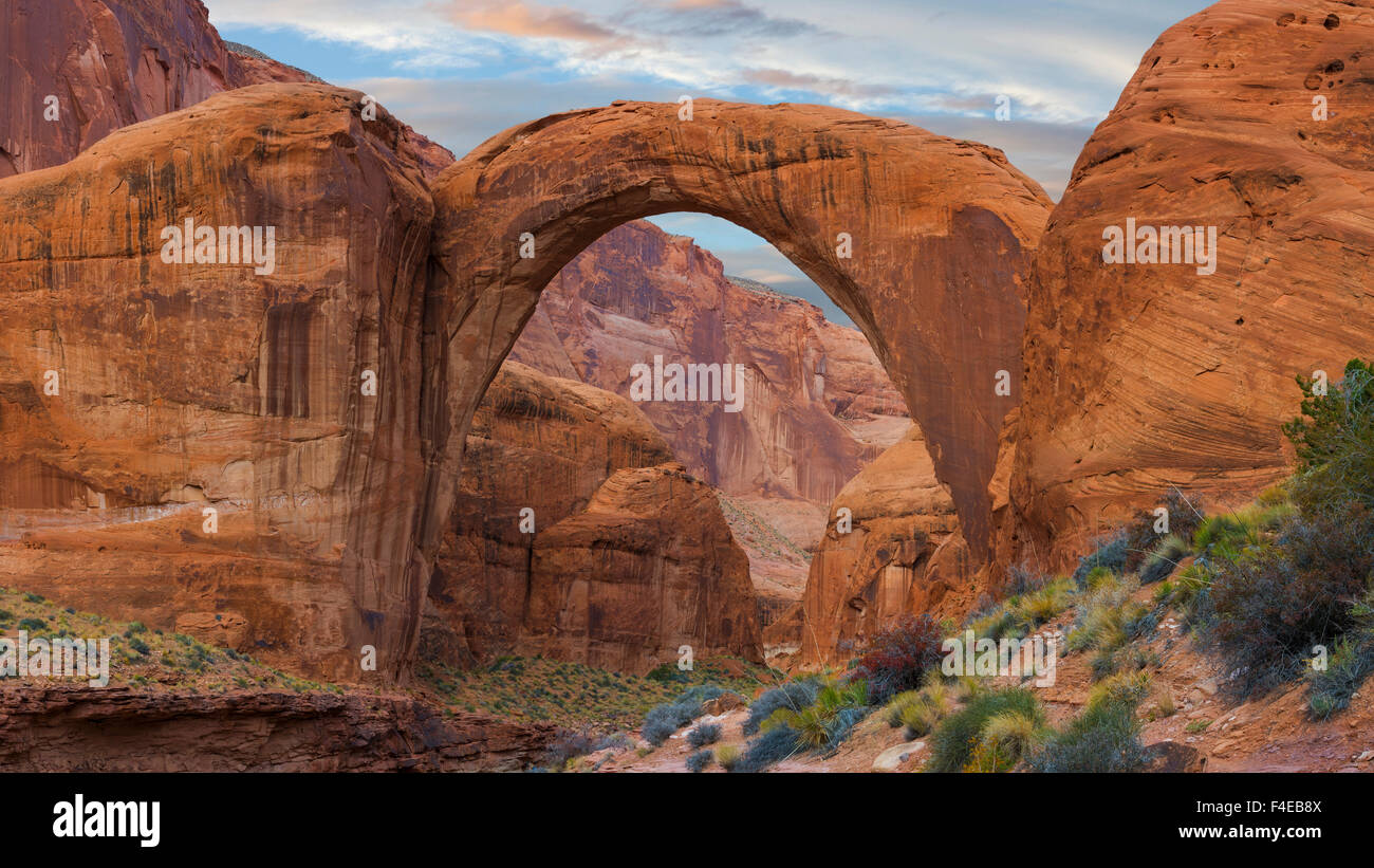 USA, Arizona. Rainbow Bridge arch in Glen Canyon National Recreation ...