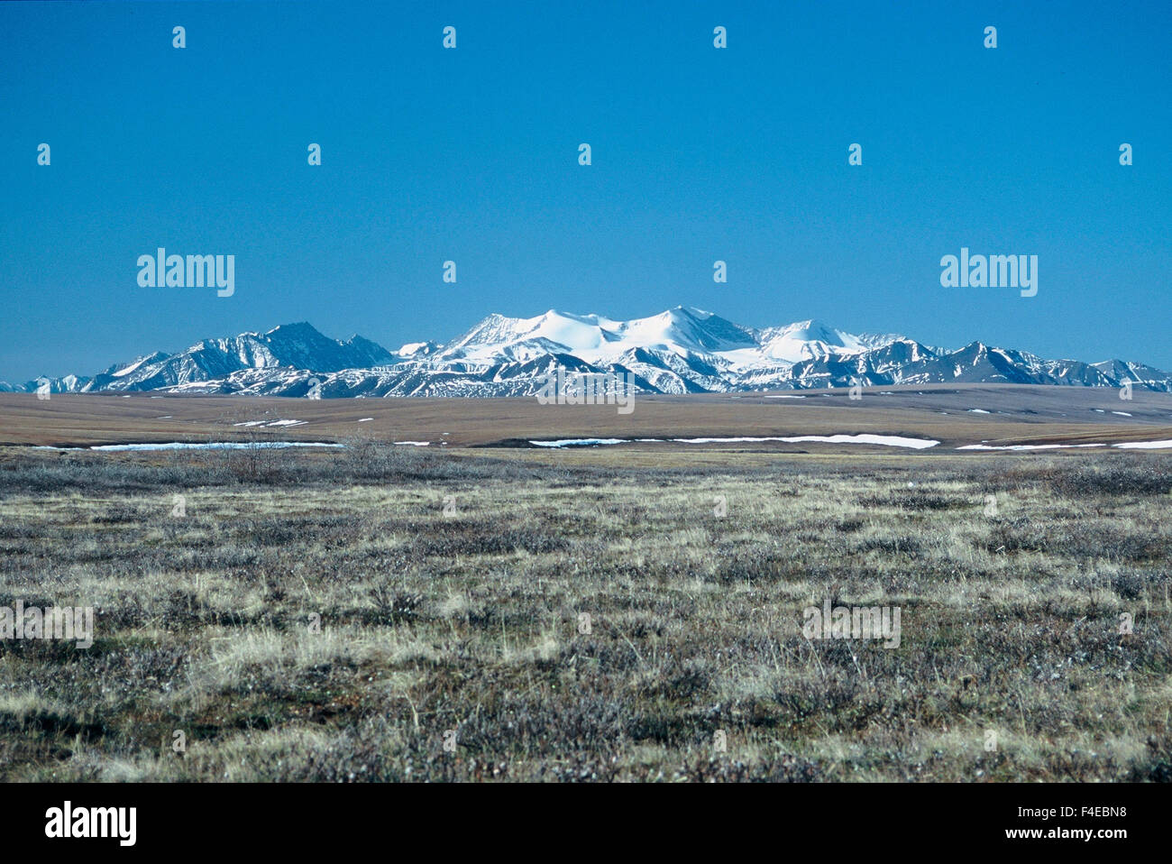 USA, Alaska, Arctic National Wildlife Refuge (ANWR) Brooks Range across ...