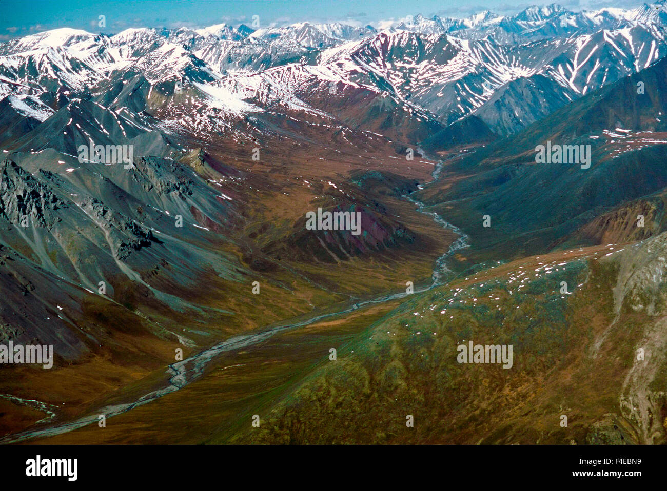 USA, Alaska, Arctic National Wildlife Refuge (ANWR) Brooks Range ...