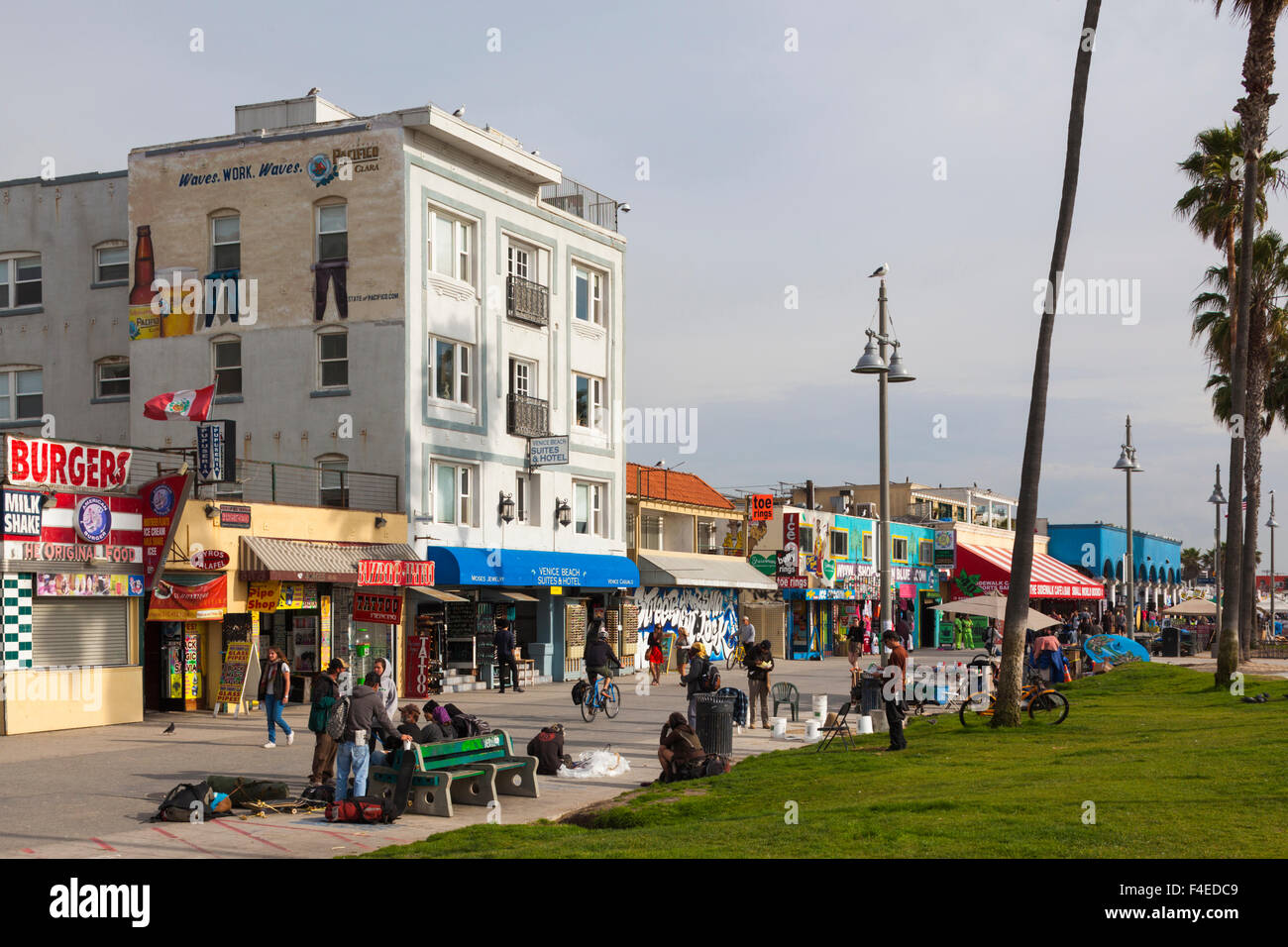 California, Los Angeles, Venice, beachfront buildings Stock Photo - Alamy