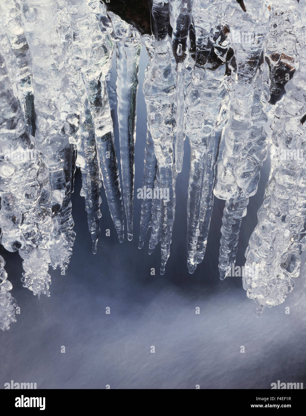California, Sierra Nevada Mountains, Inyo National Forest, Icicles ...