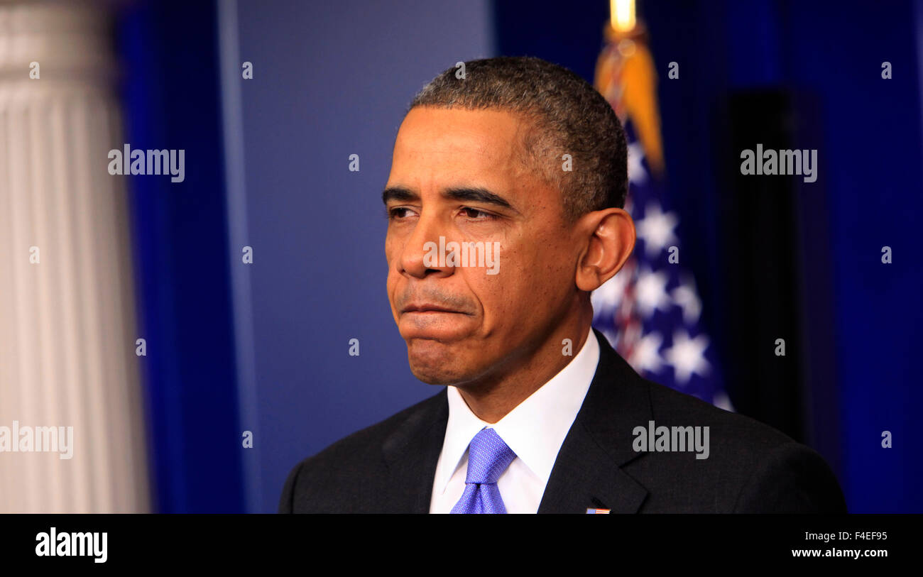 President Barack Obama makes a statement on the Affordable Health Care ...