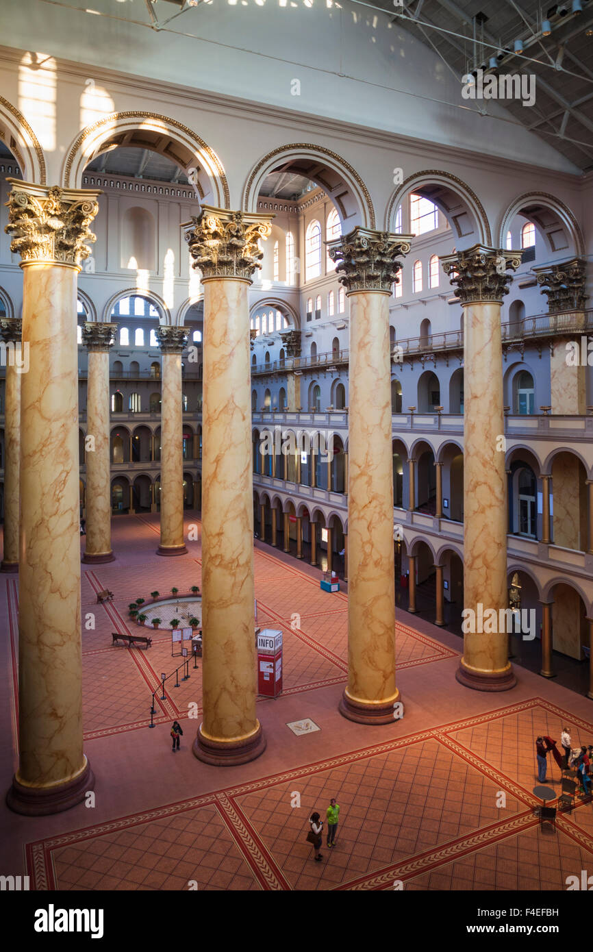 USA, Washington DC, National Building Museum, interior Stock Photo - Alamy
