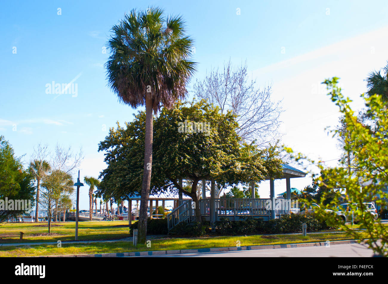 USA, Florida, Cedar Key City Park Stock Photo - Alamy