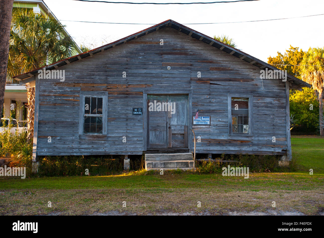 USA, Florida, Cedar Key. Holiness Pentecostal Church, founded in 1853 ...