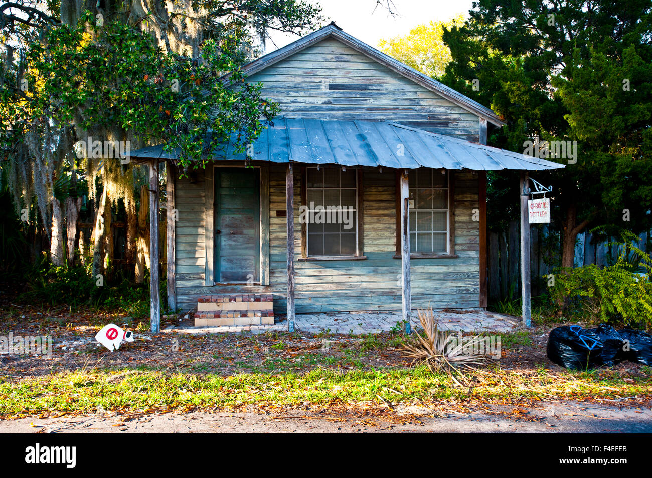 USA, Florida, Cedar Key. Old African-American Mount Pilgrim Baptist ...