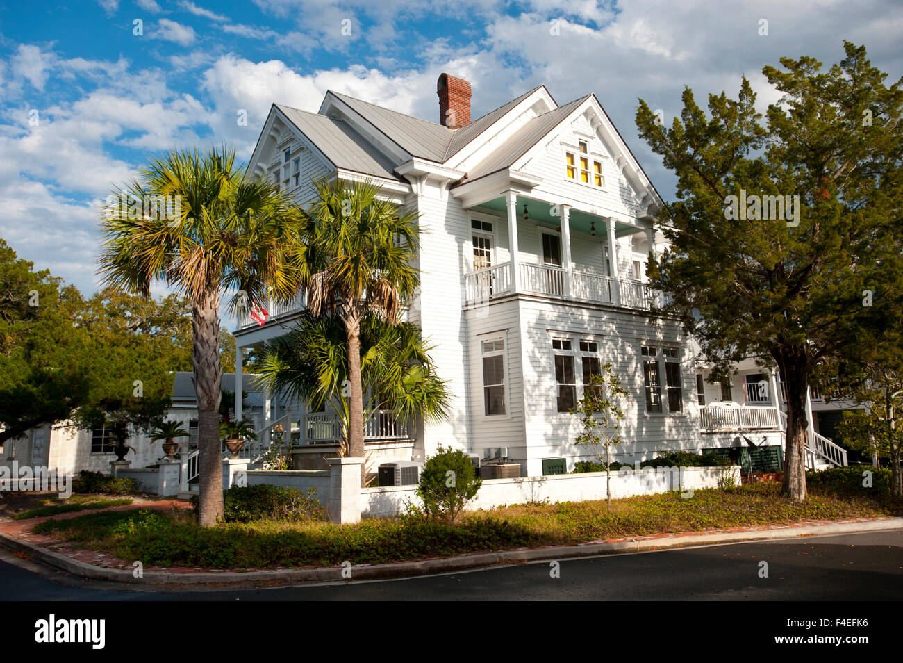 USA, Florida, Cedar Key, The Ira Gore House built for Ira Gore, owner ...