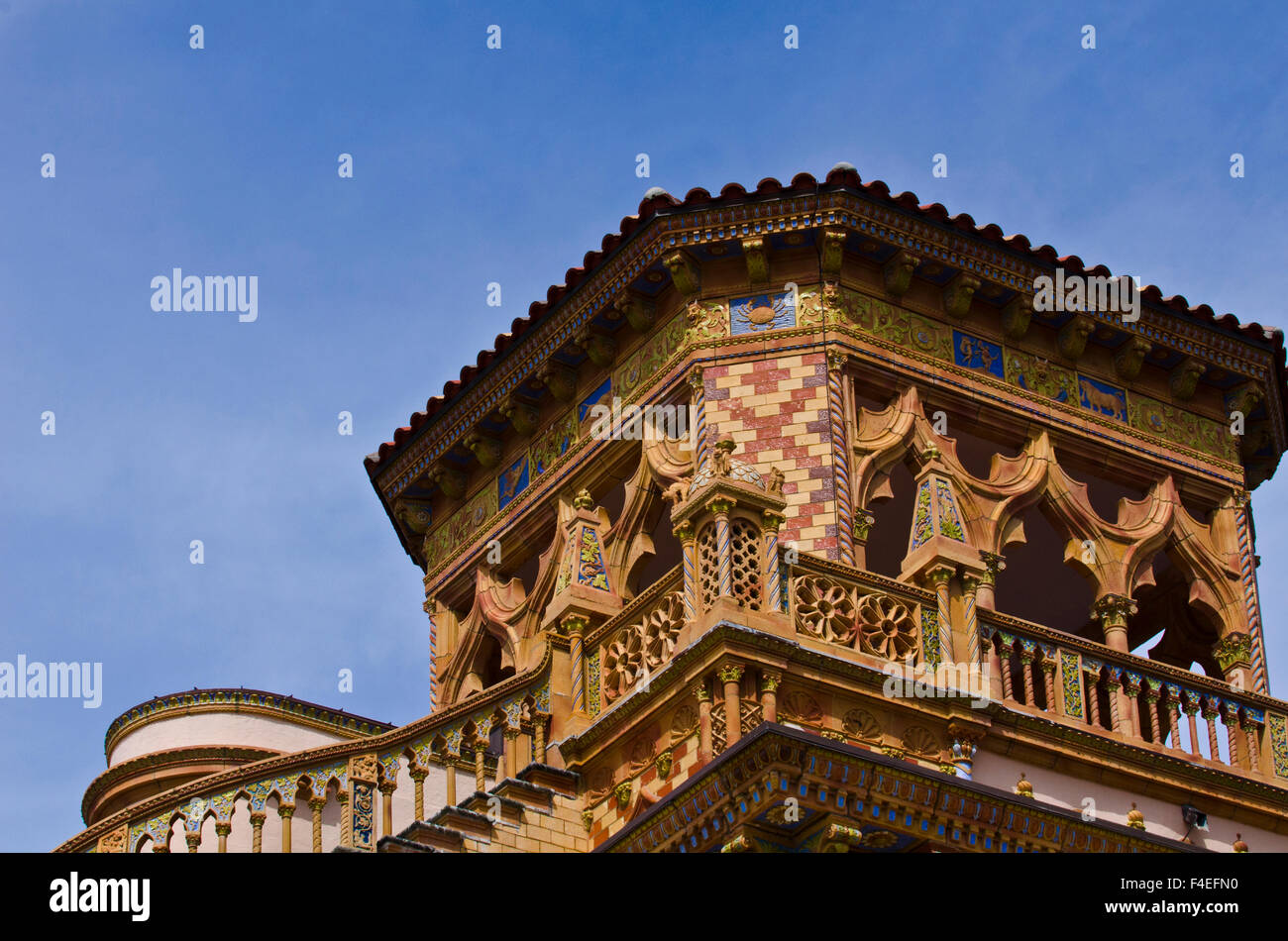 USA, Florida, Sarasota, John and Mable Ringling Estate Mansion, Ca' d ...