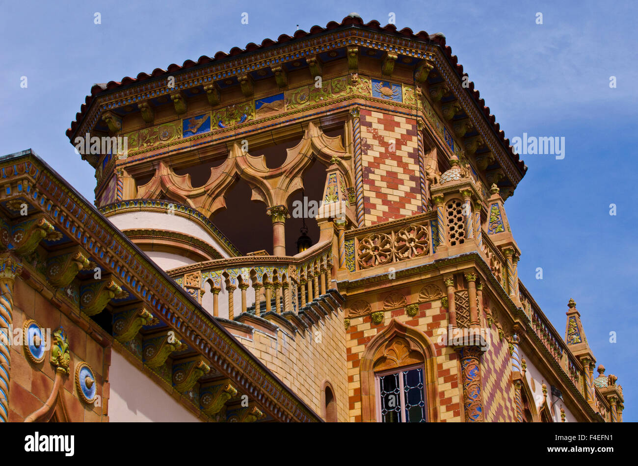 USA, Florida, Sarasota, John and Mable Ringling Estate Mansion, Ca' d ...