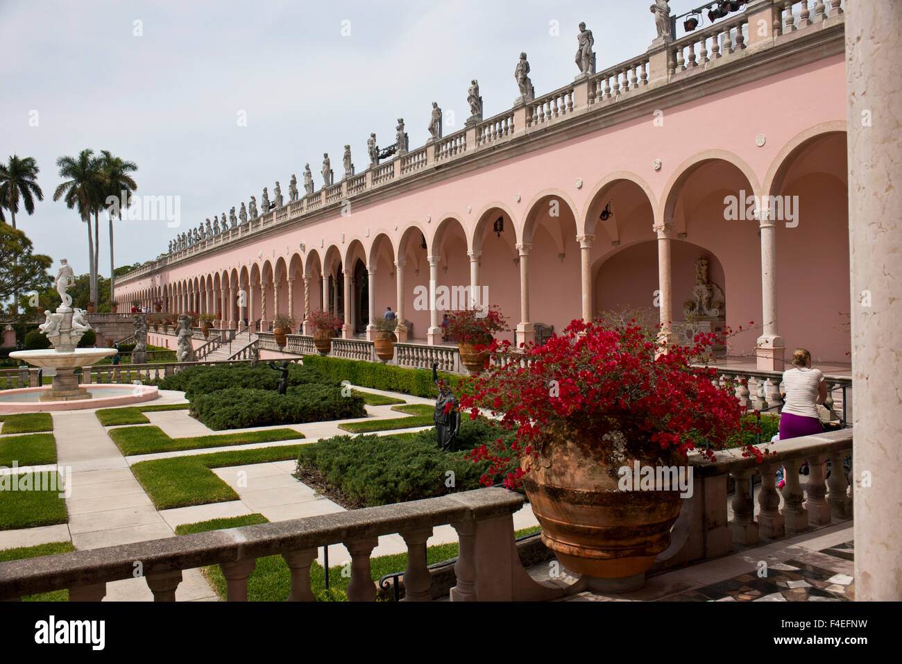 USA, Florida, Sarasota, Ringling Estate Grounds, Museum of Art ...