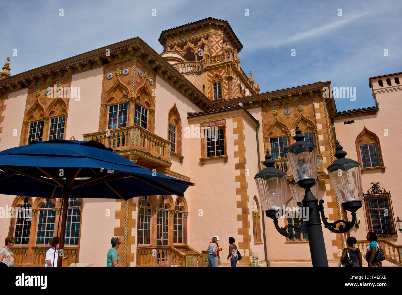 USA, Florida, Sarasota, Ringling Estate Grounds, Ringling Mansion Ca' d ...