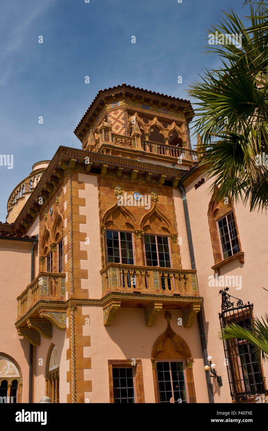 USA, Florida, Sarasota, Ringling Estate Grounds, Ringling Mansion Ca' d ...