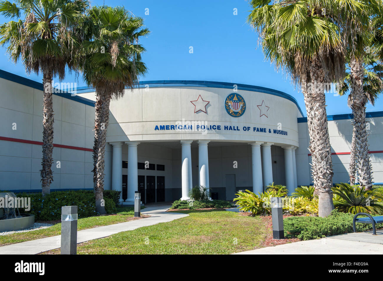 USA, Florida, Titusville, American Police Hall of Fame & Museum Stock ...
