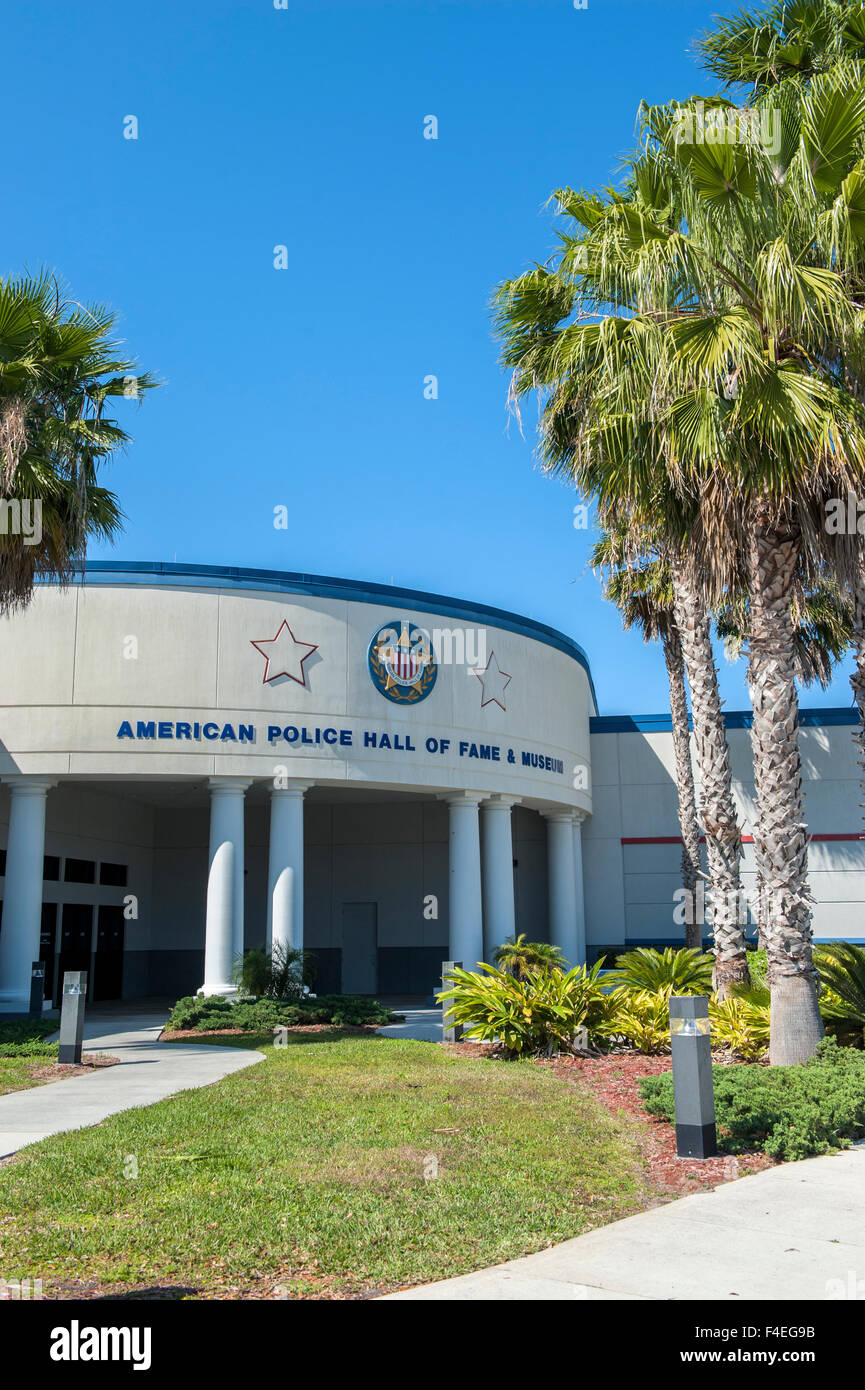 USA, Florida, Titusville, American Police Hall of Fame & Museum Stock ...