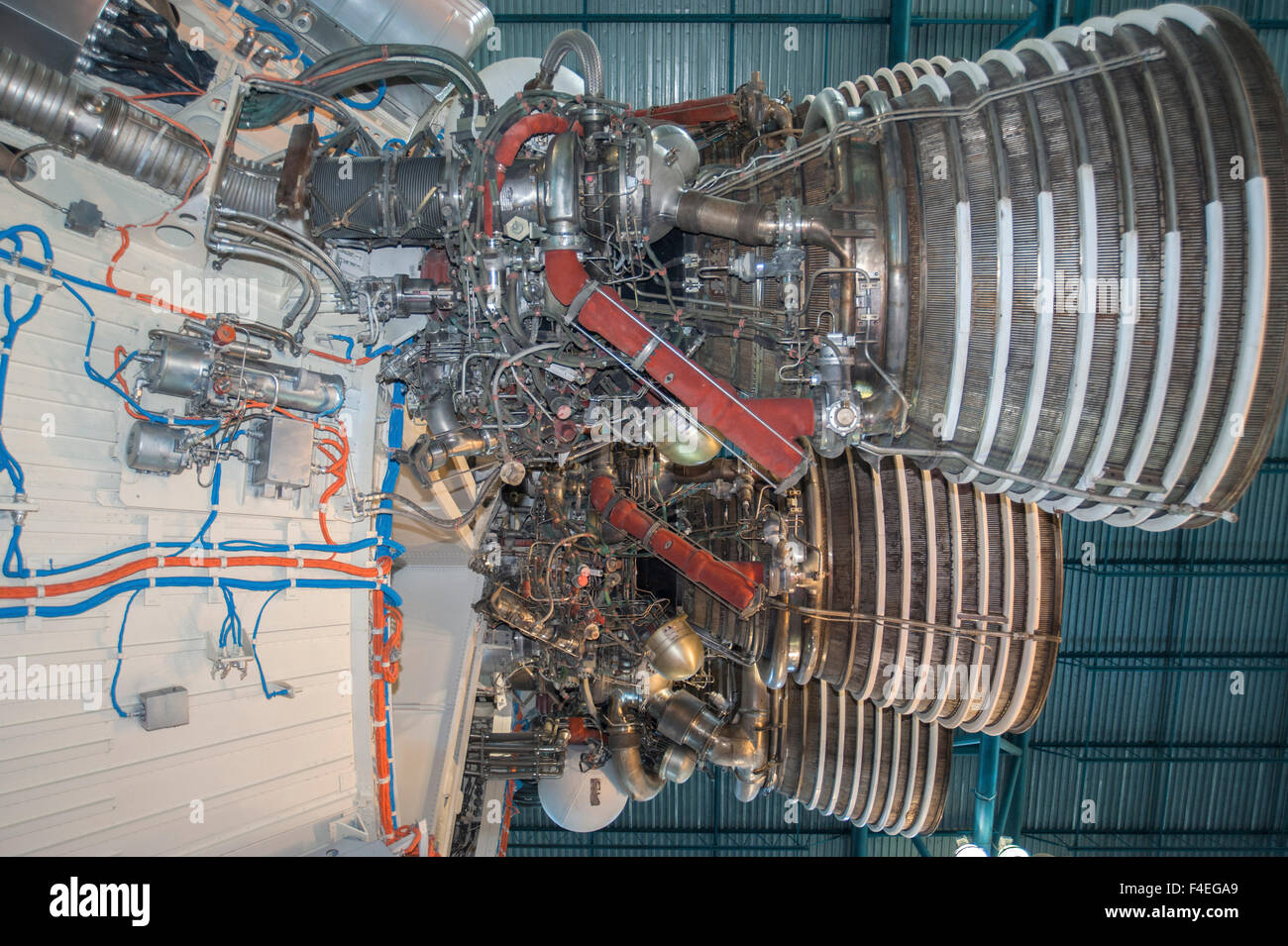 USA, Florida, Titusville, Kennedy Space Center, Apollo/Saturn V center ...