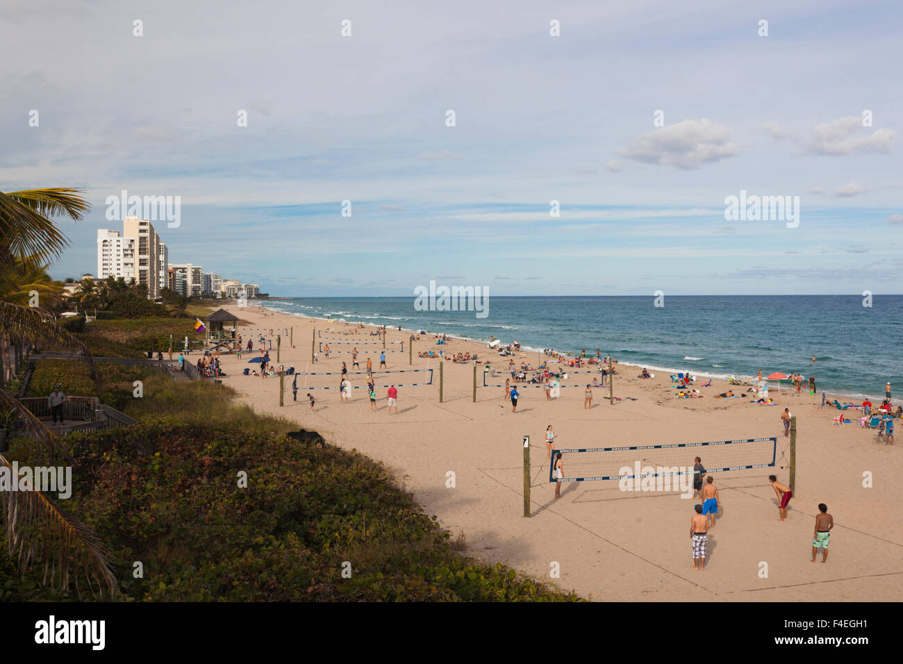 USA, Florida, Deerfield Beach, beach view Stock Photo - Alamy