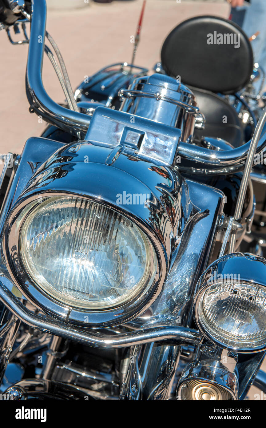USA, Florida, Daytona Beach, Harley Davidson bike, bike week Stock ...