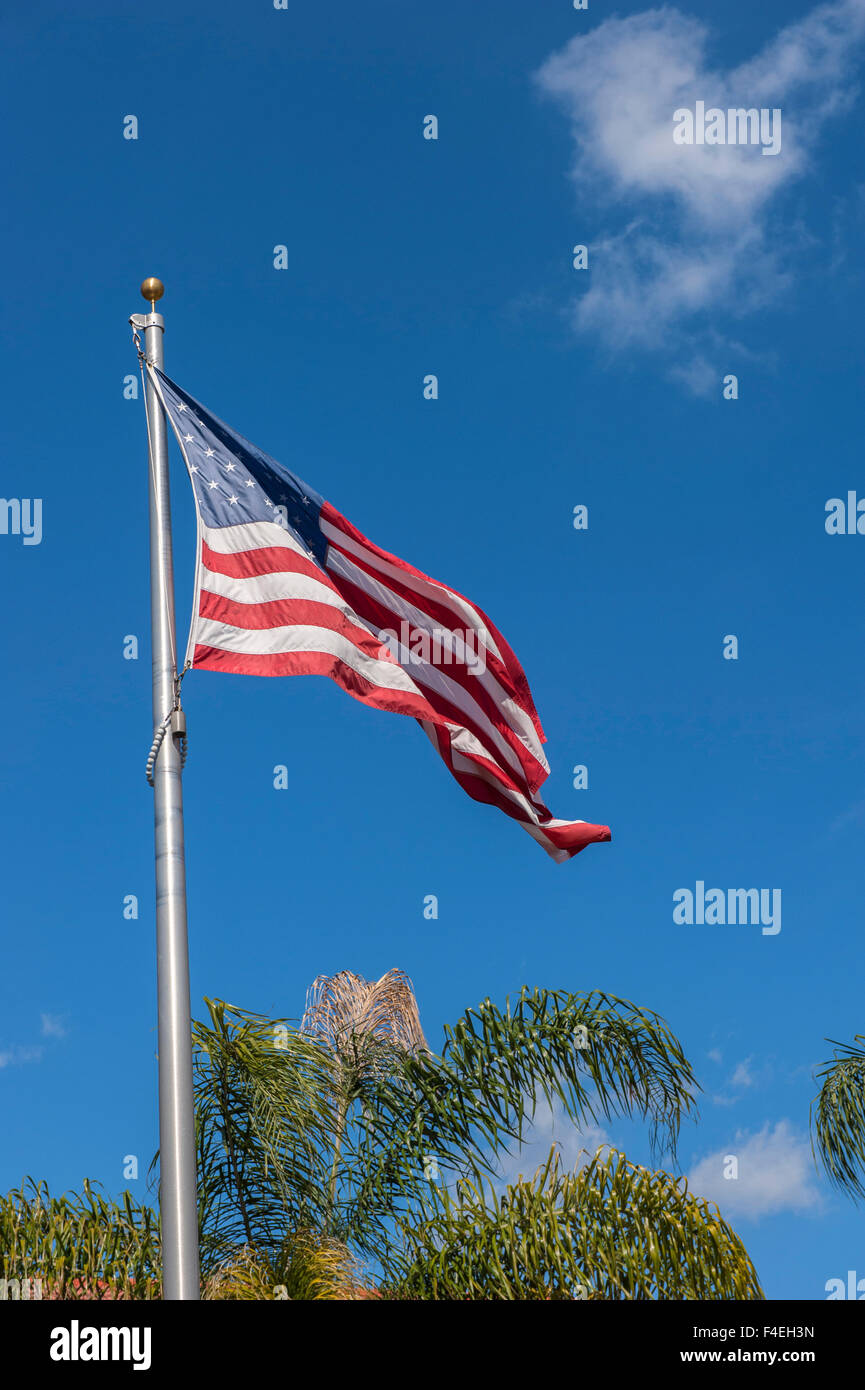 USA, Florida, Mount Dora, American Flag Stock Photo - Alamy