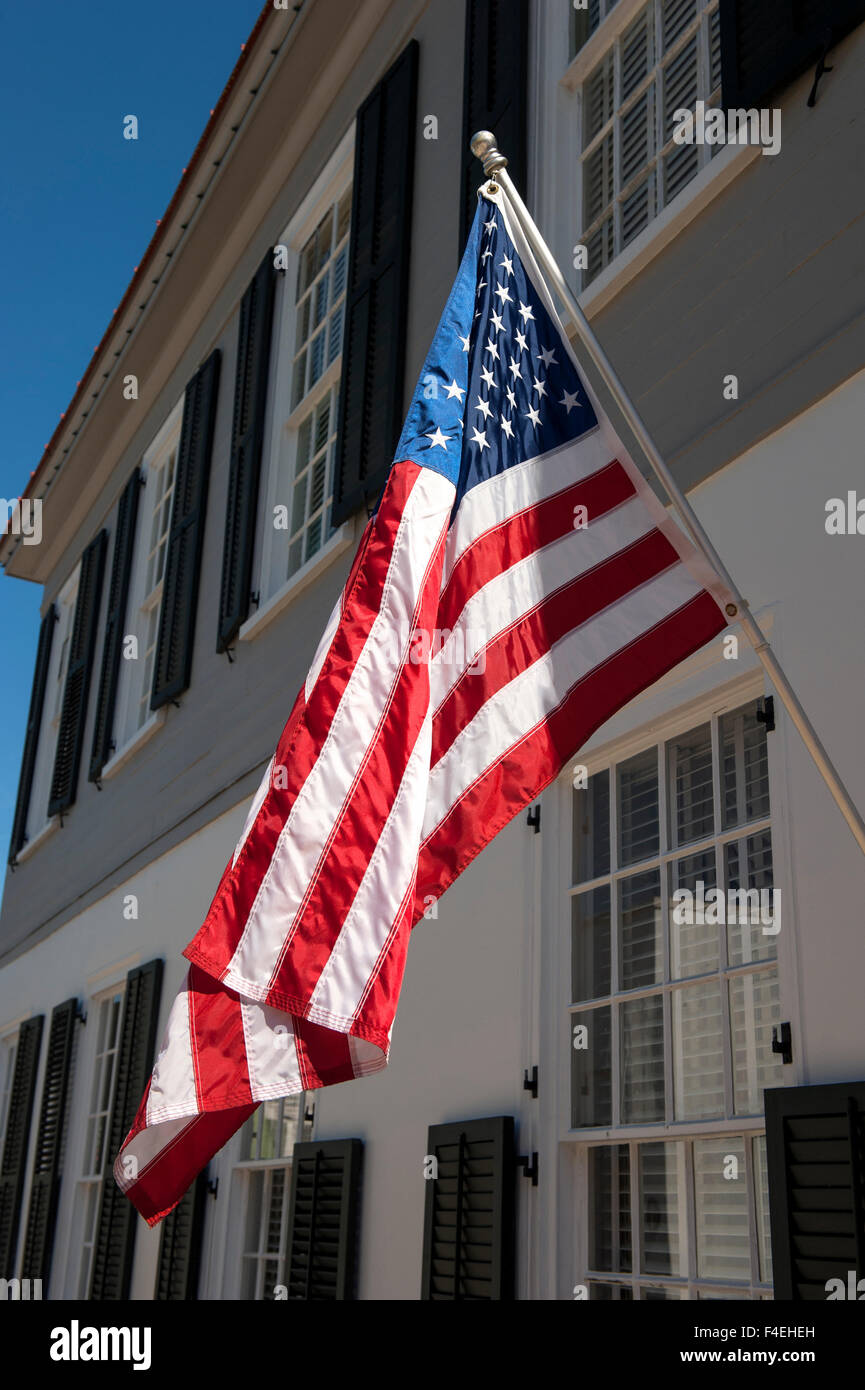USA, Florida, St. Augustine, American flag Stock Photo - Alamy