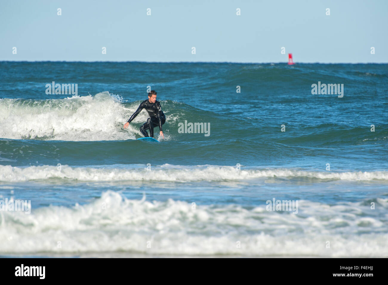 USA, Florida, New Smyrna Beach, surfer Stock Photo - Alamy
